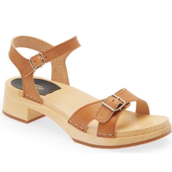 Swedish Hasbeens | Shoes | Nib Swedish Hasbeens Low Sandal In Nature ...